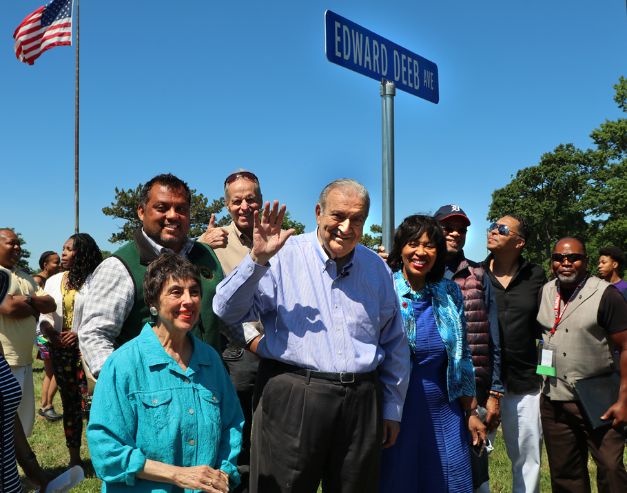 Community gathers as DNR honors Ed Deeb with “Edward Deeb Ave.” on ...